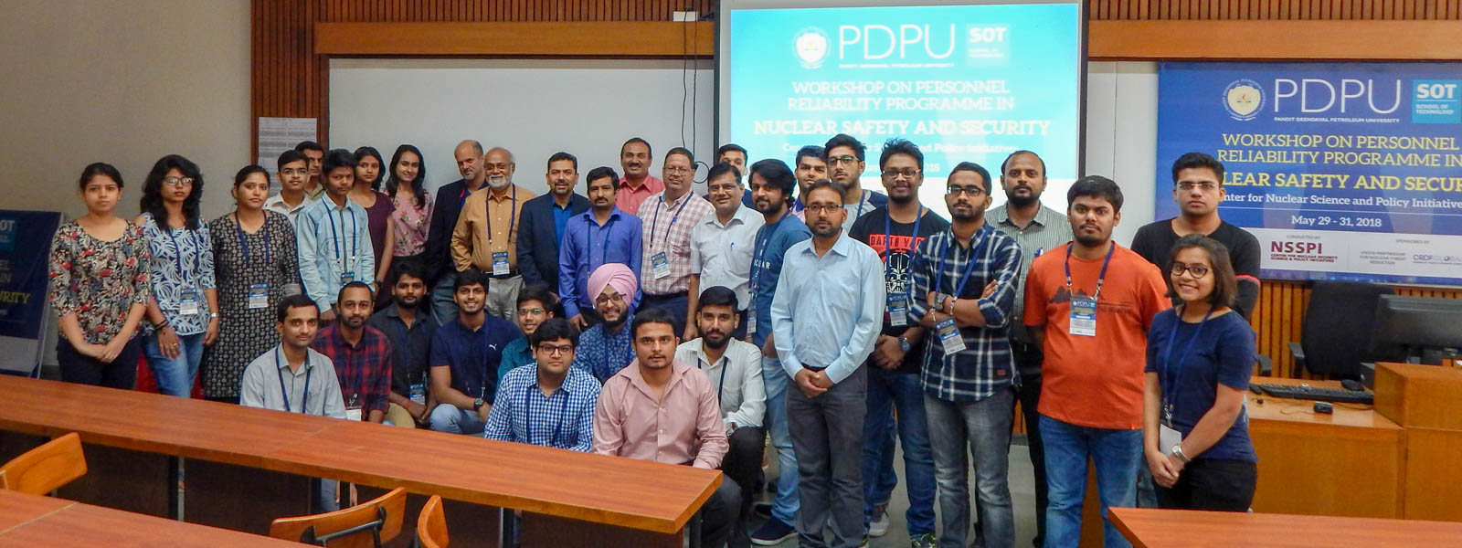 NSSPI Conducts Personnel Reliability Program Workshop with PDPU in India NSSPI Conducts Personnel Reliability Program Workshop with PDPU in India